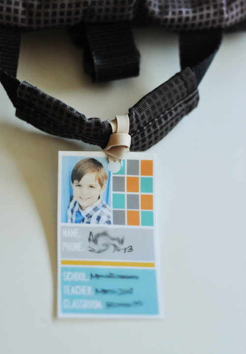 Back to School Backpack Tags