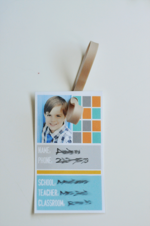 Back to School Backpack Tags