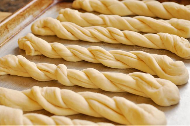 Cinnamon Sugar Breadsticks with Cream Cheese Frosting