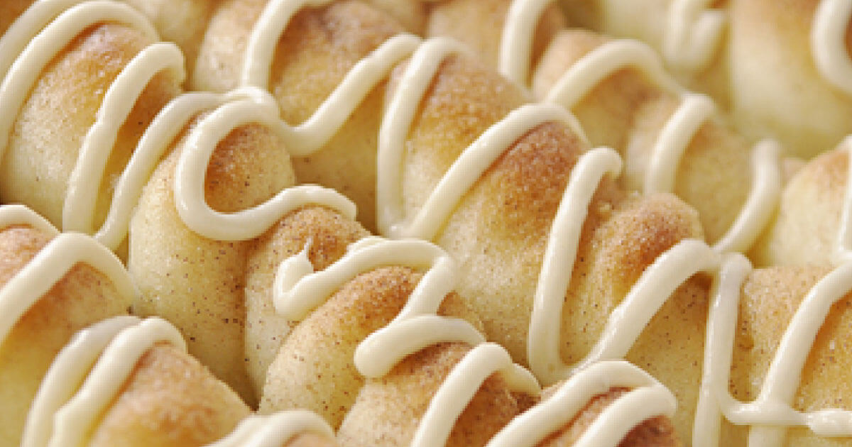 Cinnamon Sugar Breadsticks with Cream Cheese Frosting
