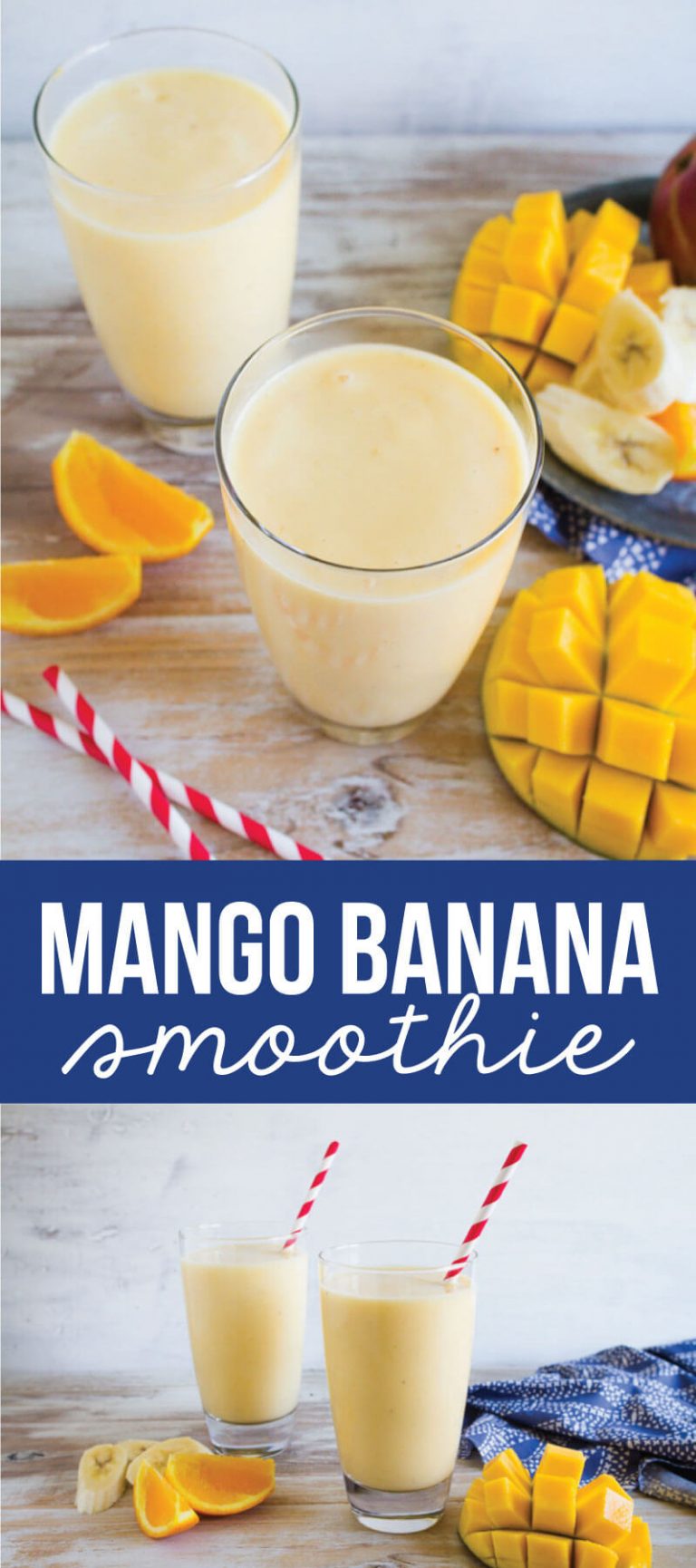 How to make a mango smoothie