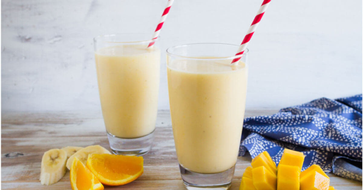 How to make a mango smoothie