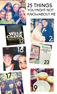 25 Things You Might Not Know About Me