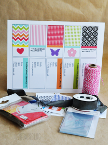 Printable Backpack Tags