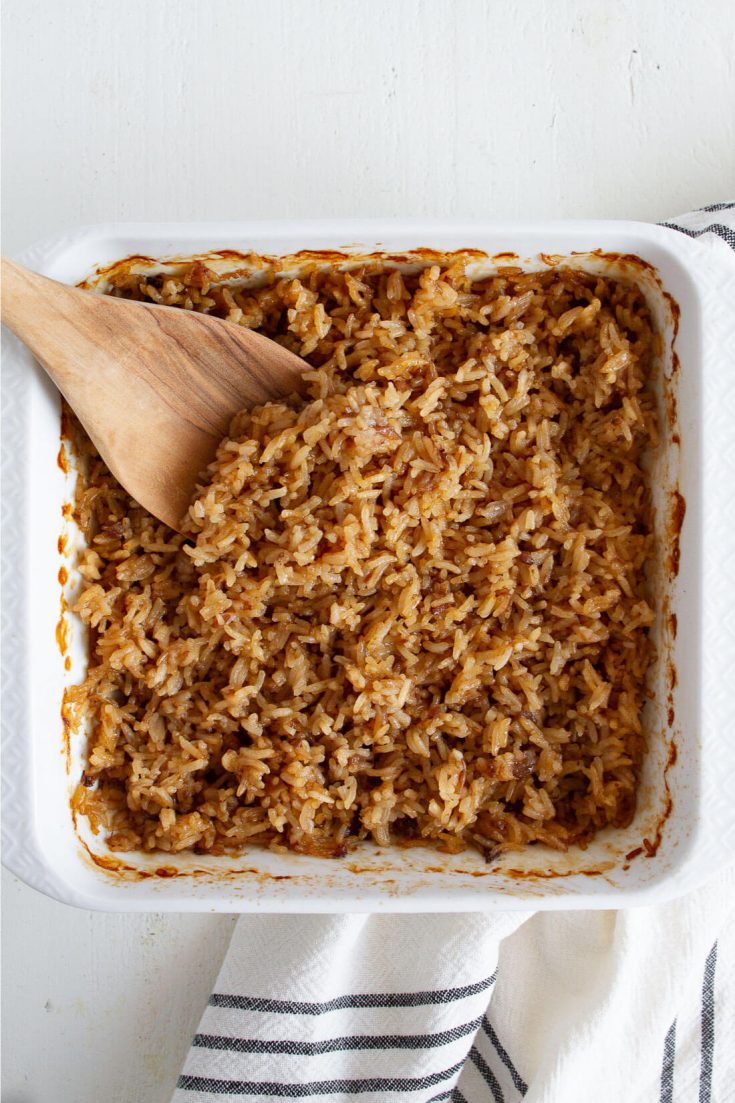 Stick of Butter Rice - Recipe from Thirty Handmade Days