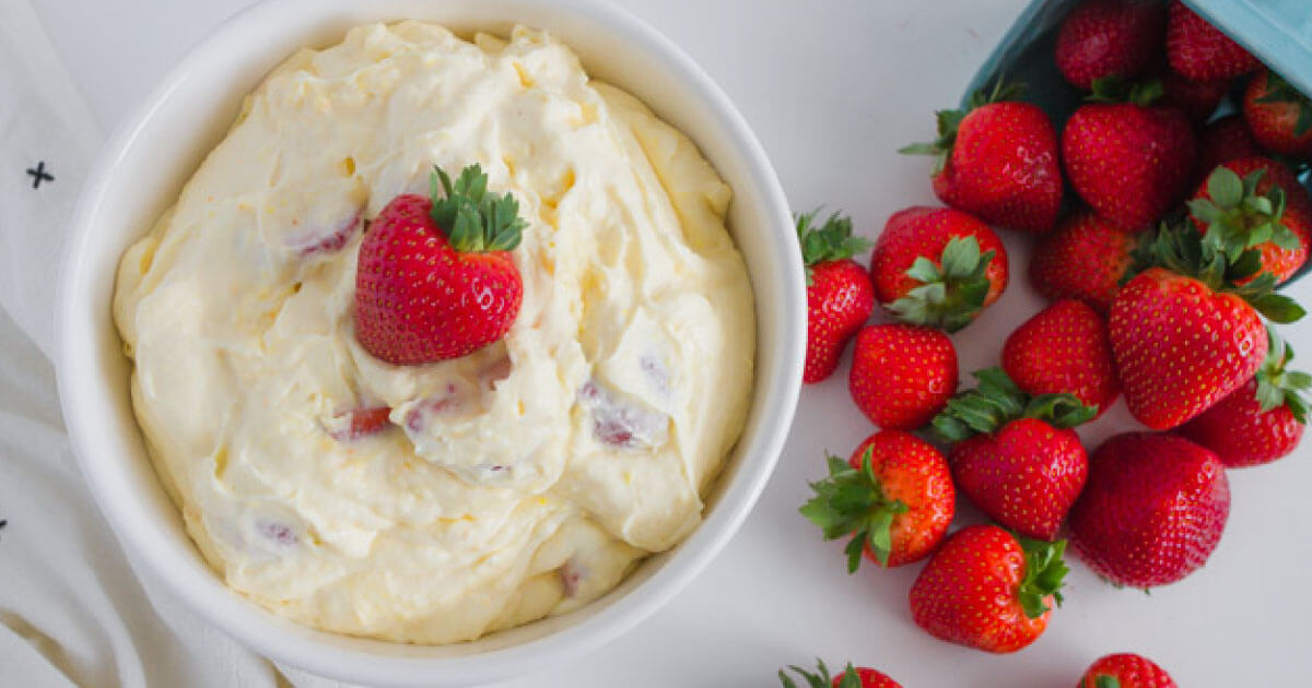 Vanilla Strawberry Fluff Recipe