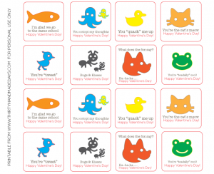 Printable Pencil Toppers for Valentine's Day