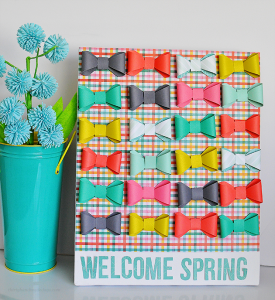Adorable Welcome Spring Canvas + Printable