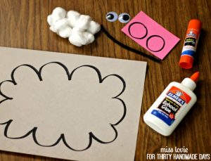 Kids Craft: Spring Rain Cloud