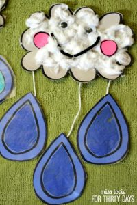 Kids Craft: Spring Rain Cloud