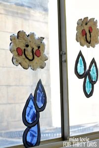 Kids Craft: Spring Rain Cloud