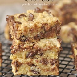 Ooey Gooey Chocolate Chip Toffee Bars