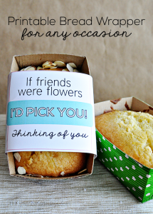 Printable Bread Wrapper for Any Occasion