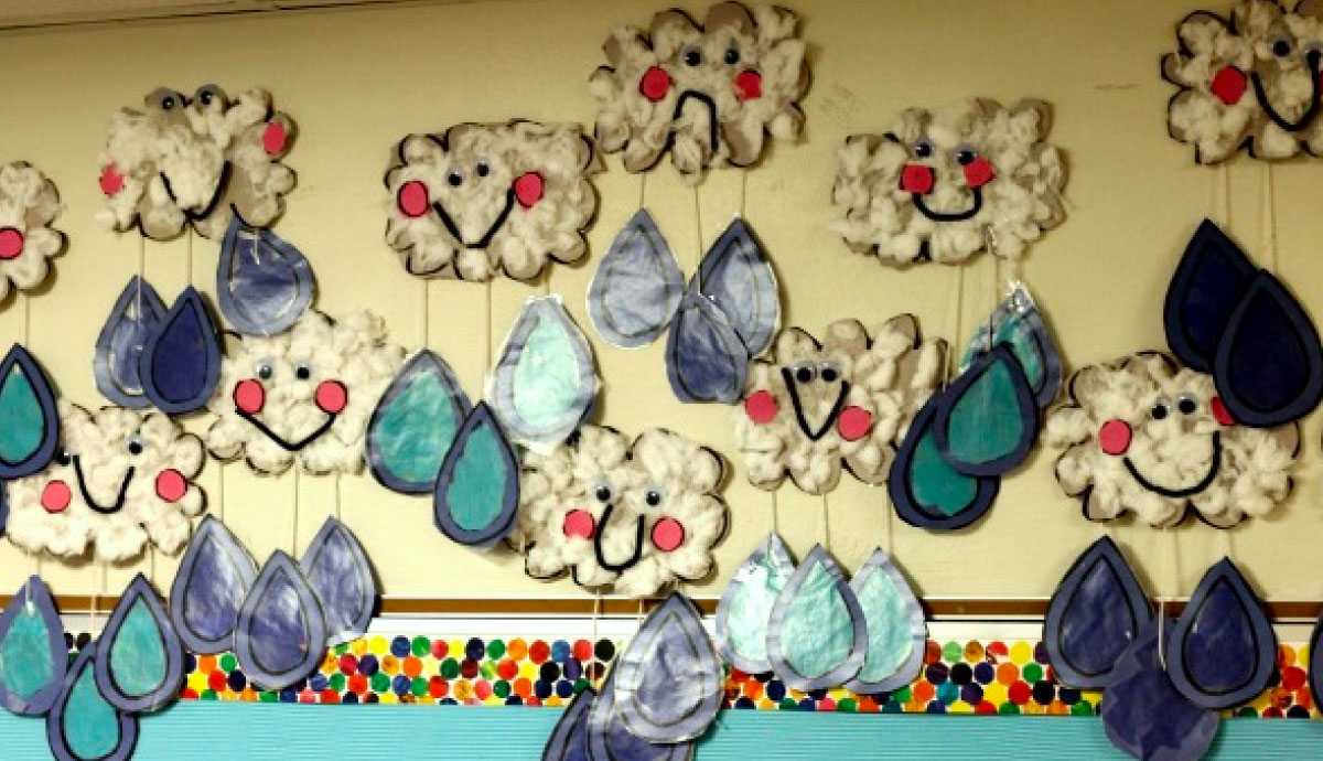 Kids Craft: Spring Rain Cloud
