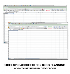 Printable Blog Planner