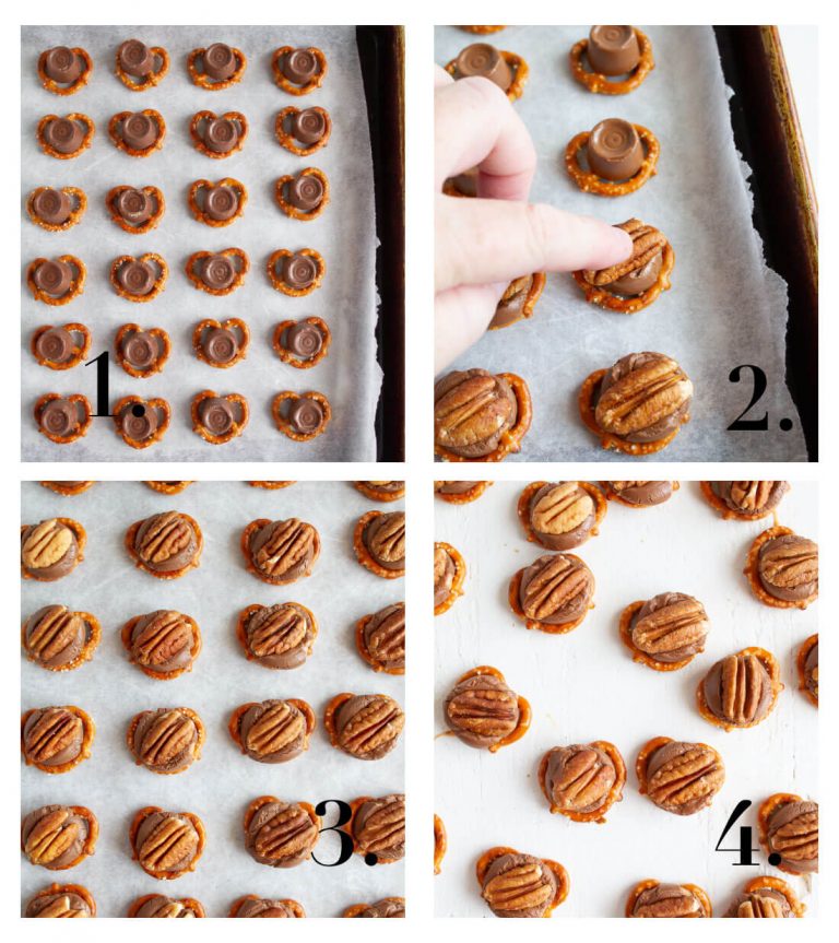 Rolo Pretzel Turtles Recipe from Thirty Handmade Days