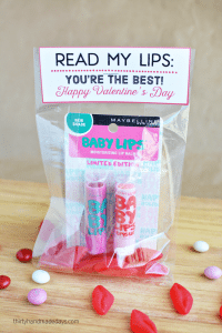 Printable Lip Balm Valentine's Day Gift Idea