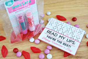 Printable Lip Balm Valentine's Day Gift Idea