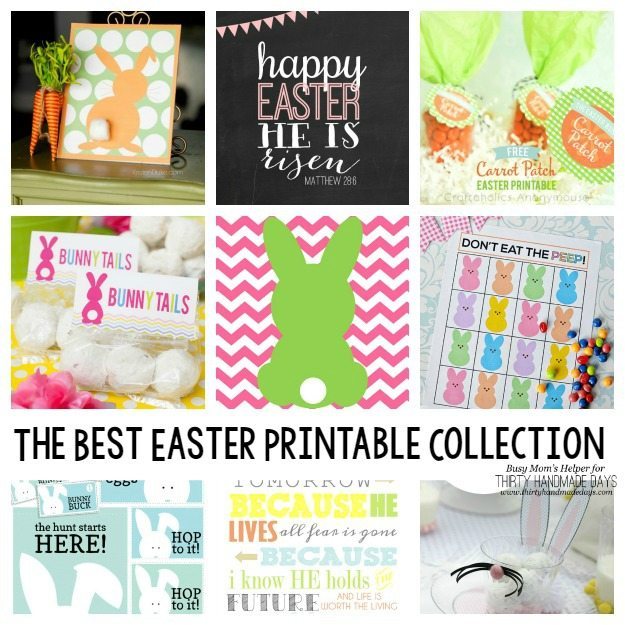 The Best Easter Printable Collection - Thirty Handmade Days