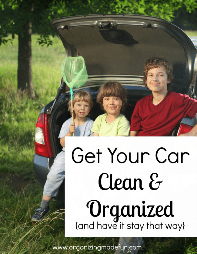 Get Your Car Clean & Organized {and Have It Stay That Way}