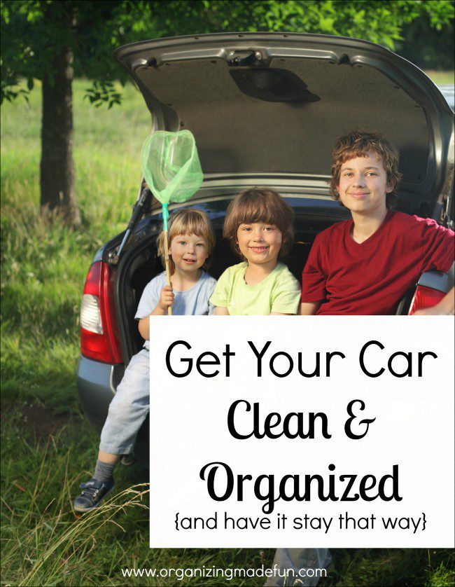 Get Your Car Clean & Organized {and Have It Stay That Way}
