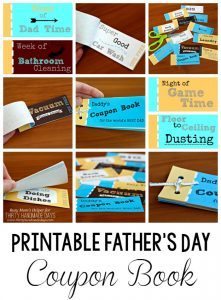 Printable Father's Day Coupon Book