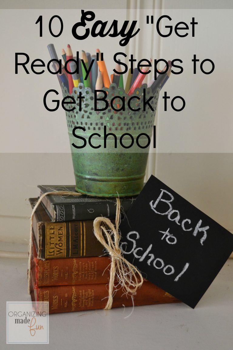 10 Easy "Get Ready" Steps to Get Back to School