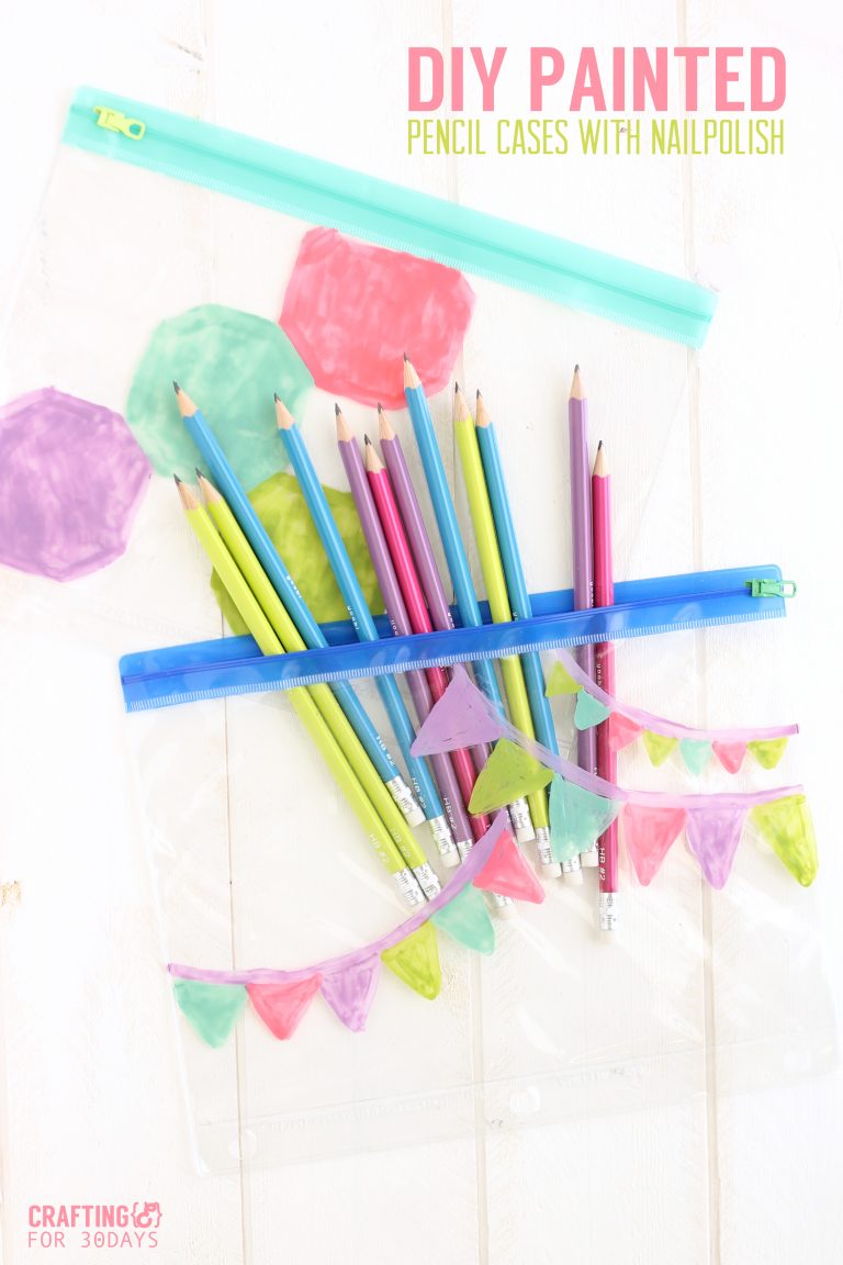 DIY Painted Pencil Cases