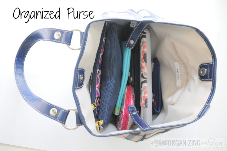 How to Keep the Inside of Your Purse Organized - For GOOD!