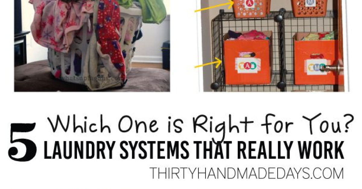 Which One is Right for You? 5 Laundry Systems that Work!