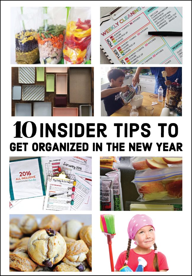 10 Insider Tips to Get Organized in the New Year - Thirty Handmade Days