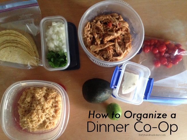 How to Organize a Dinner Co-Op - Thirty Handmade Days