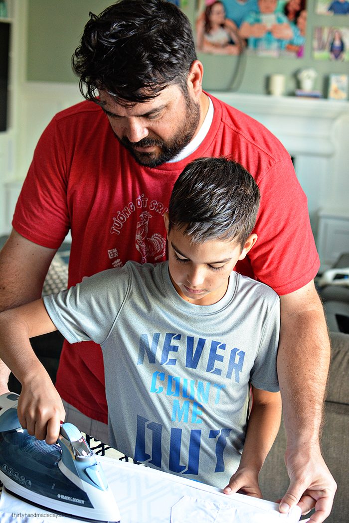 Teaching Kids How to Iron - Thirty Handmade Days