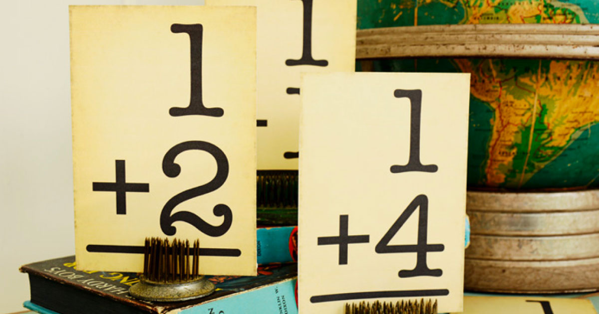 Printable Vintage Flash Cards