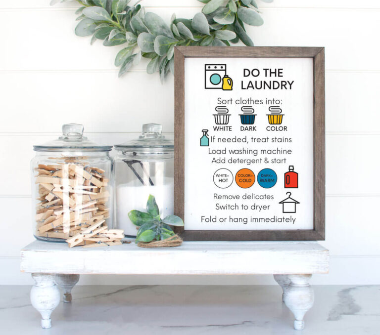 Teach Your Kids How to Do Laundry from Thirty Handmade Days