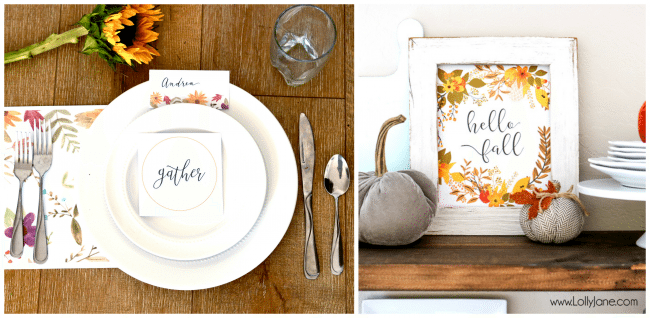 Favorite Fall Must Haves Printable Bundle - Thirty Handmade Days