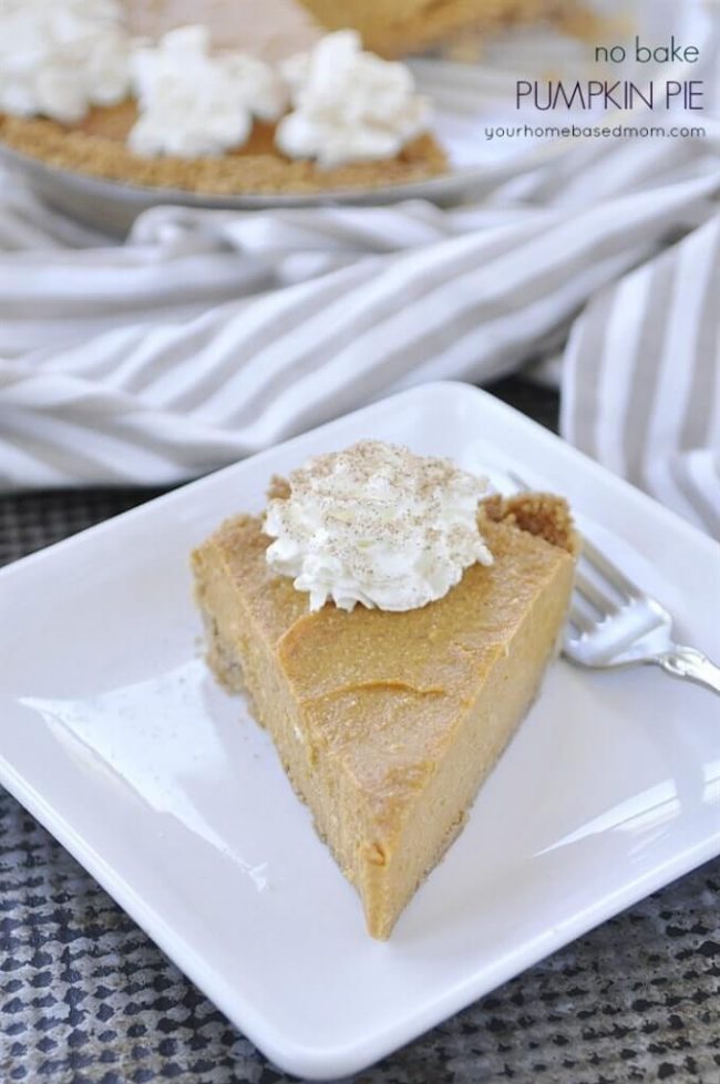 No Bake Pumpkin Pie