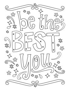 Printable New Year Coloring Page