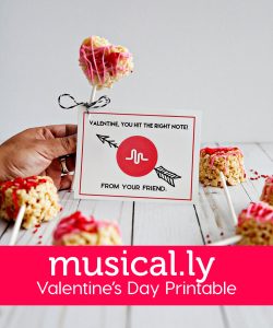 Musical.ly Valentine's Day Printable