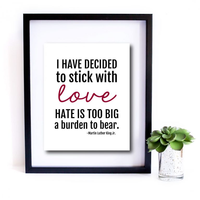 Printable Martin Luther King Jr Quote