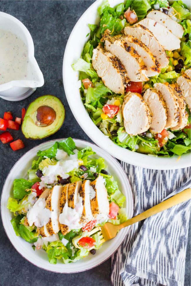 Santa Fe Chicken Salad | Recipe from 30 Days Blog