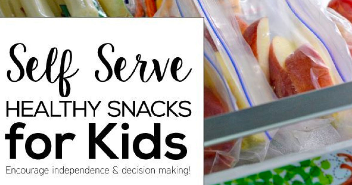 Self Serve Healthy Snacks for Kids - Thirty Handmade Days