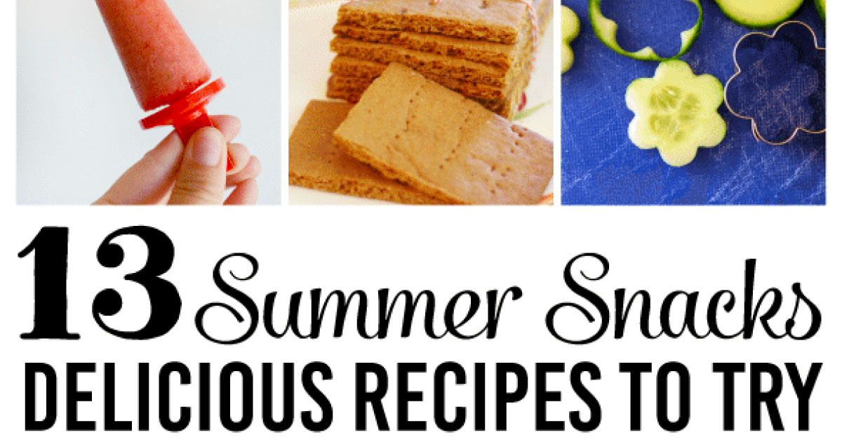 13 Summer Snack Ideas Your Kids Will Love - Thirty Handmade Days