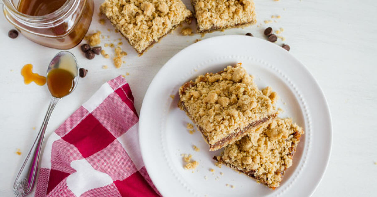 Caramel Crumb Chocolate Bars | Thirty Handmade Days | Bloglovin’