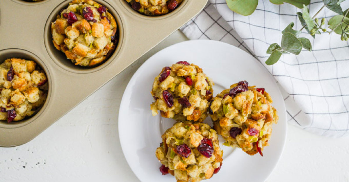 Cranberry Stuffing Cups The Perfect Side For Any Holiday Meal