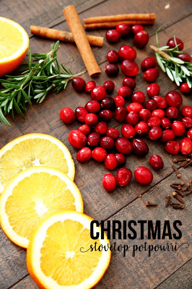 Stovetop Christmas Potpourri
