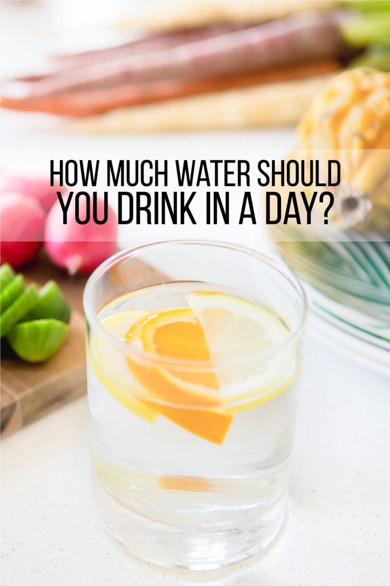 How Much Water Should You Drink a Day?