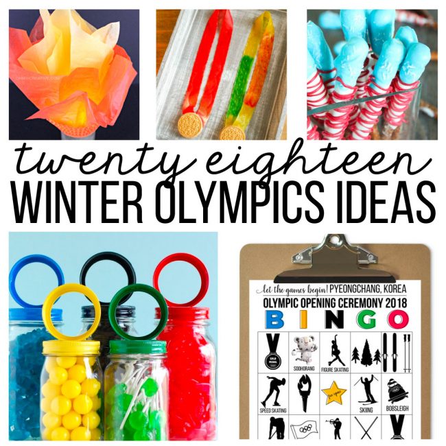 Winter Olympics 2018 BINGO