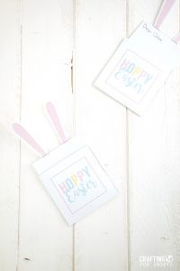 Printable Easter Bunny Note