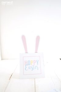 Printable Easter Bunny Note